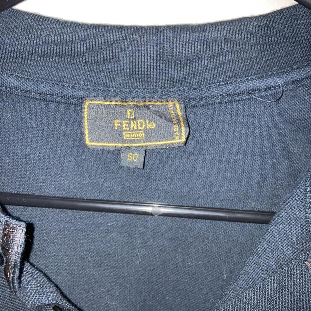 Men’s fendi large polo shirt in perfect condition.... - Depop