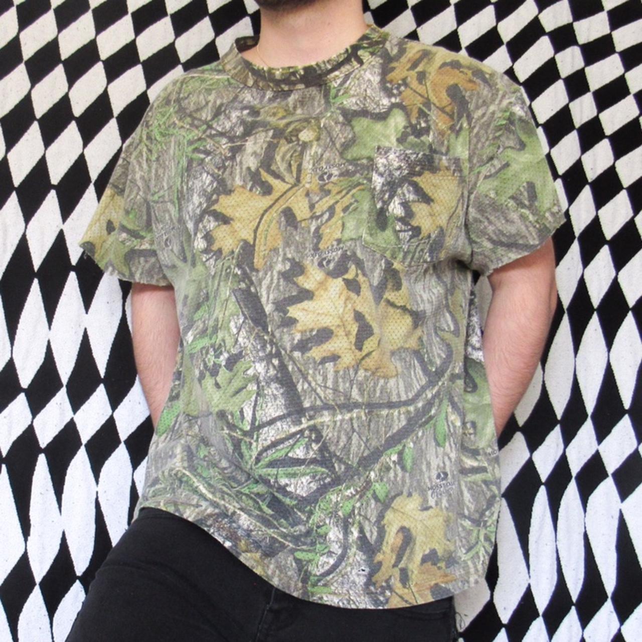 Camo Pocket T - Depop