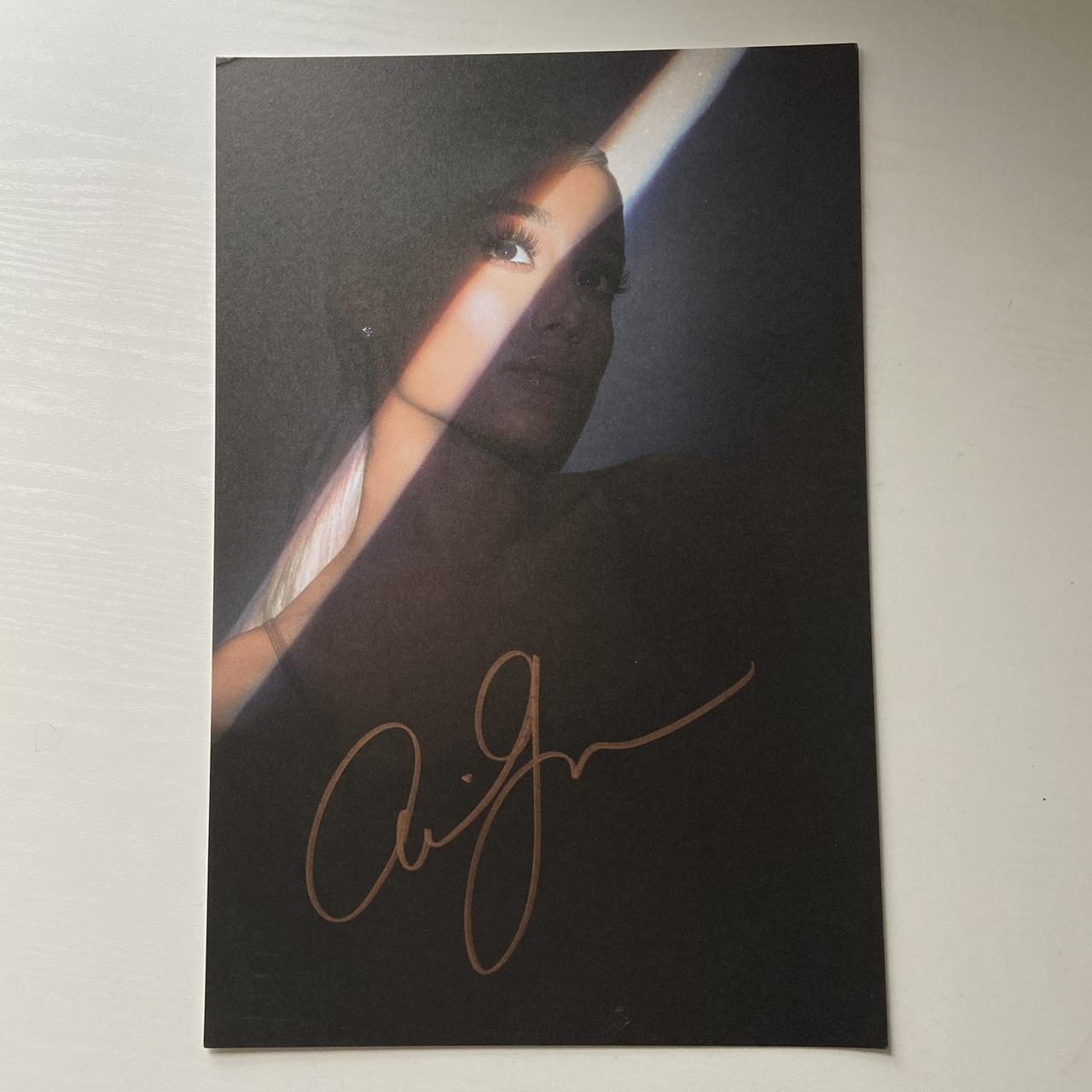 **interest check** authentic ariana grande signed... - Depop