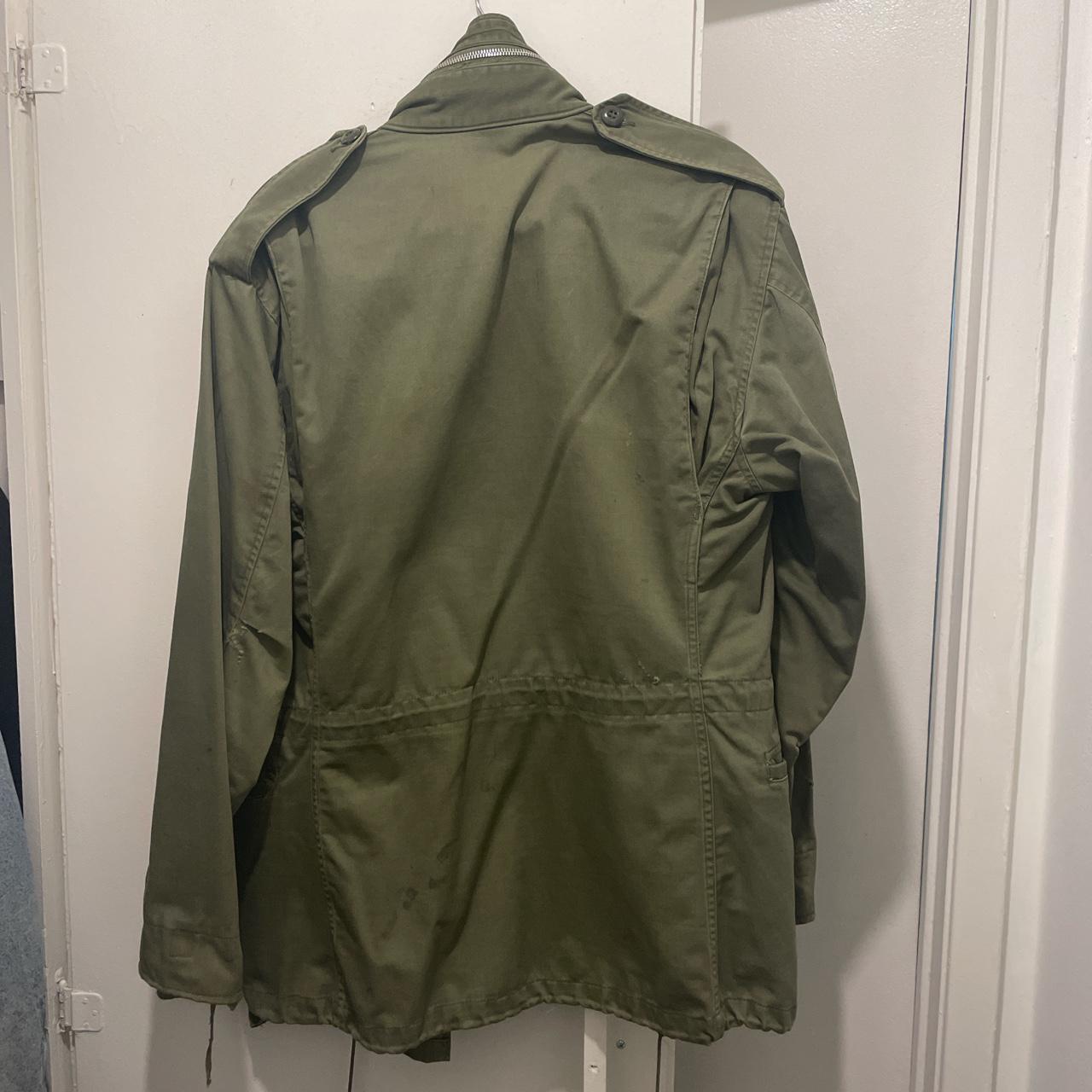 Vintage Green Army Jacket meant to be worn... - Depop