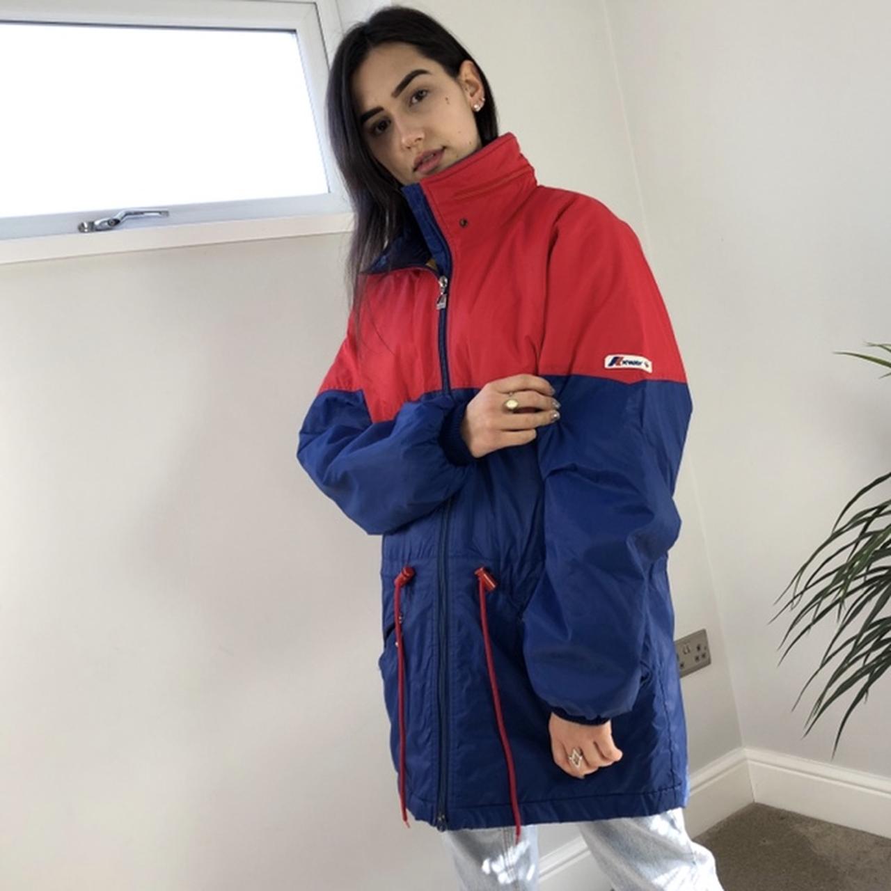 Vintage K-Way jacket padded coat. Authentic. Warm... - Depop