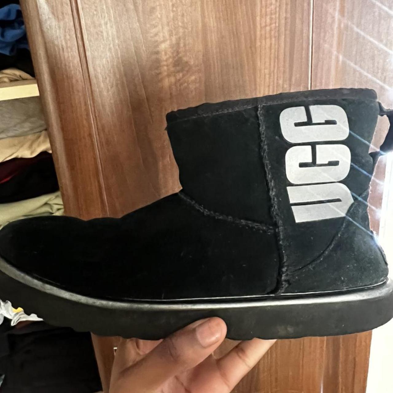 Authentic low top UGG boots worn a number of times,... - Depop