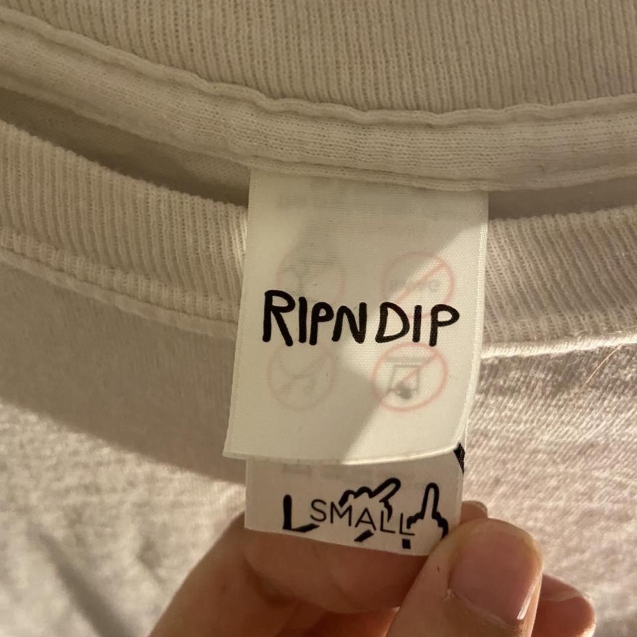 RIPNDIP 🖕🏼skeleton hand and rose Excellent condition... - Depop