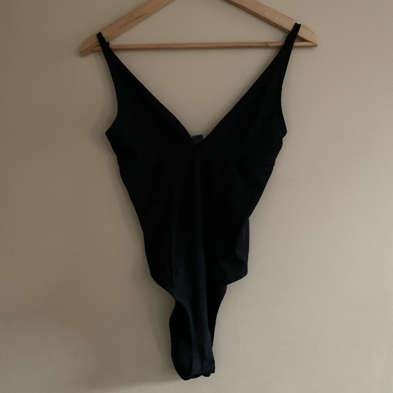 black primark body suit size xs #black #bodysuit... - Depop