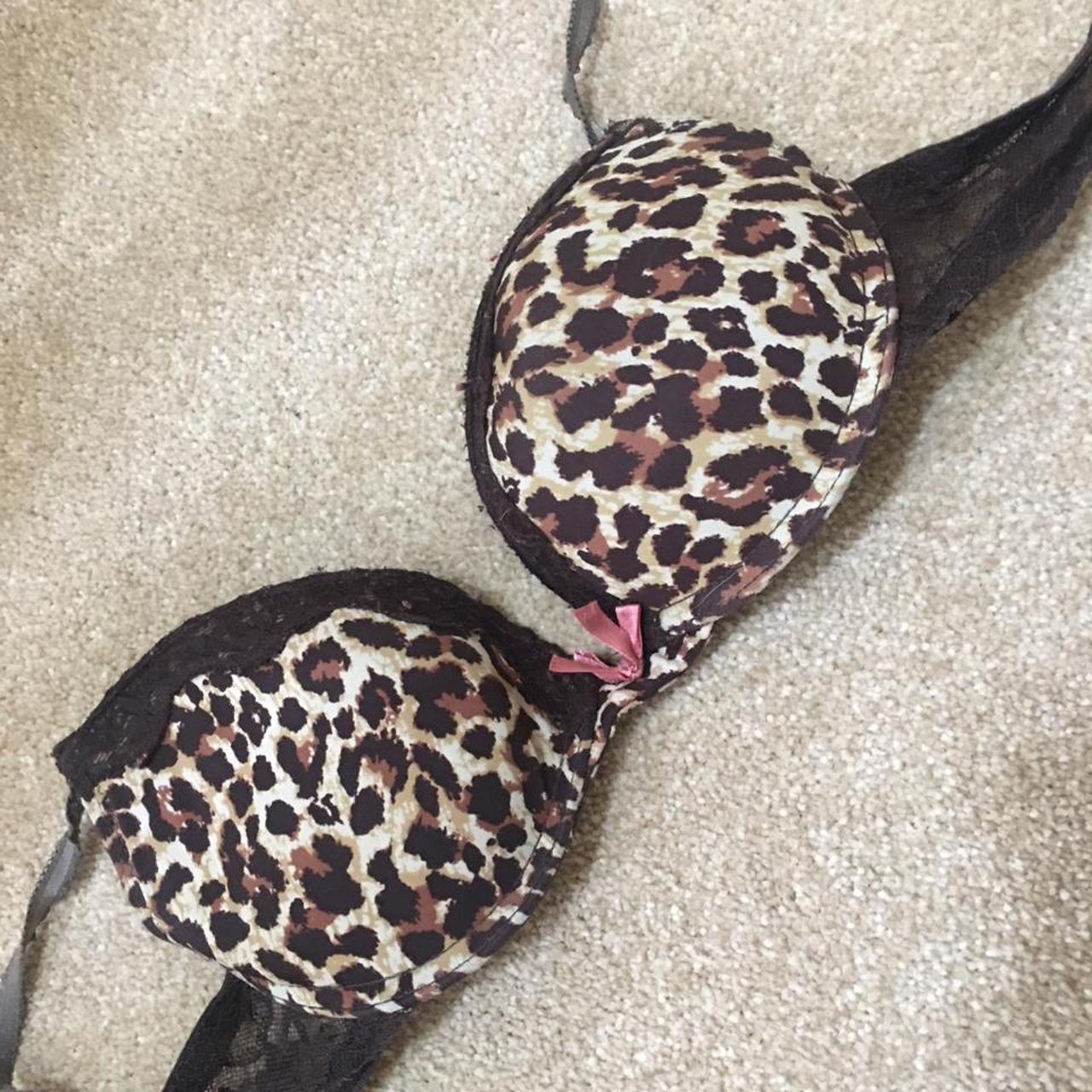 Women's Brown and Black Bra | Depop