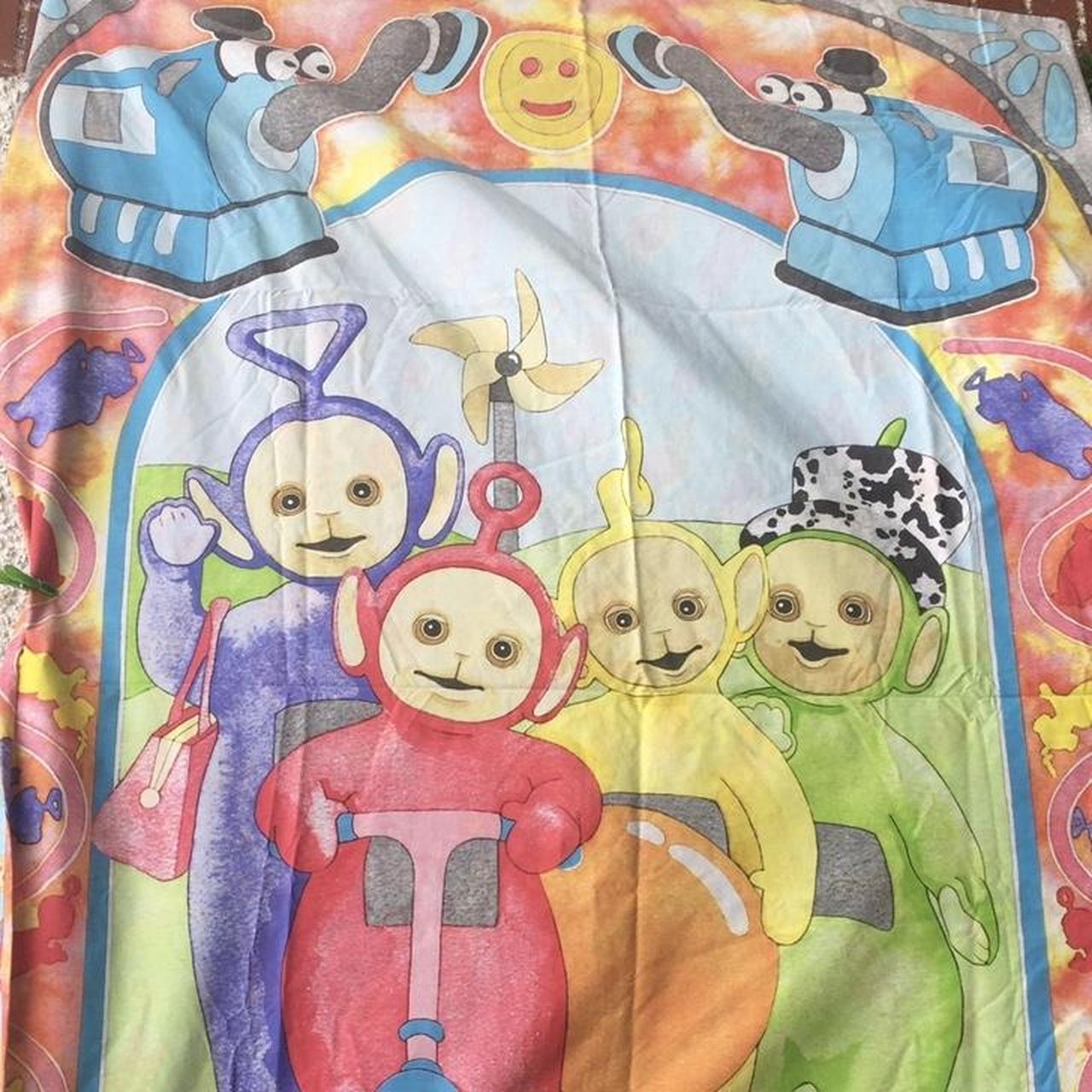 BBC teletubbies vintage single duvet cover + pillow... - Depop