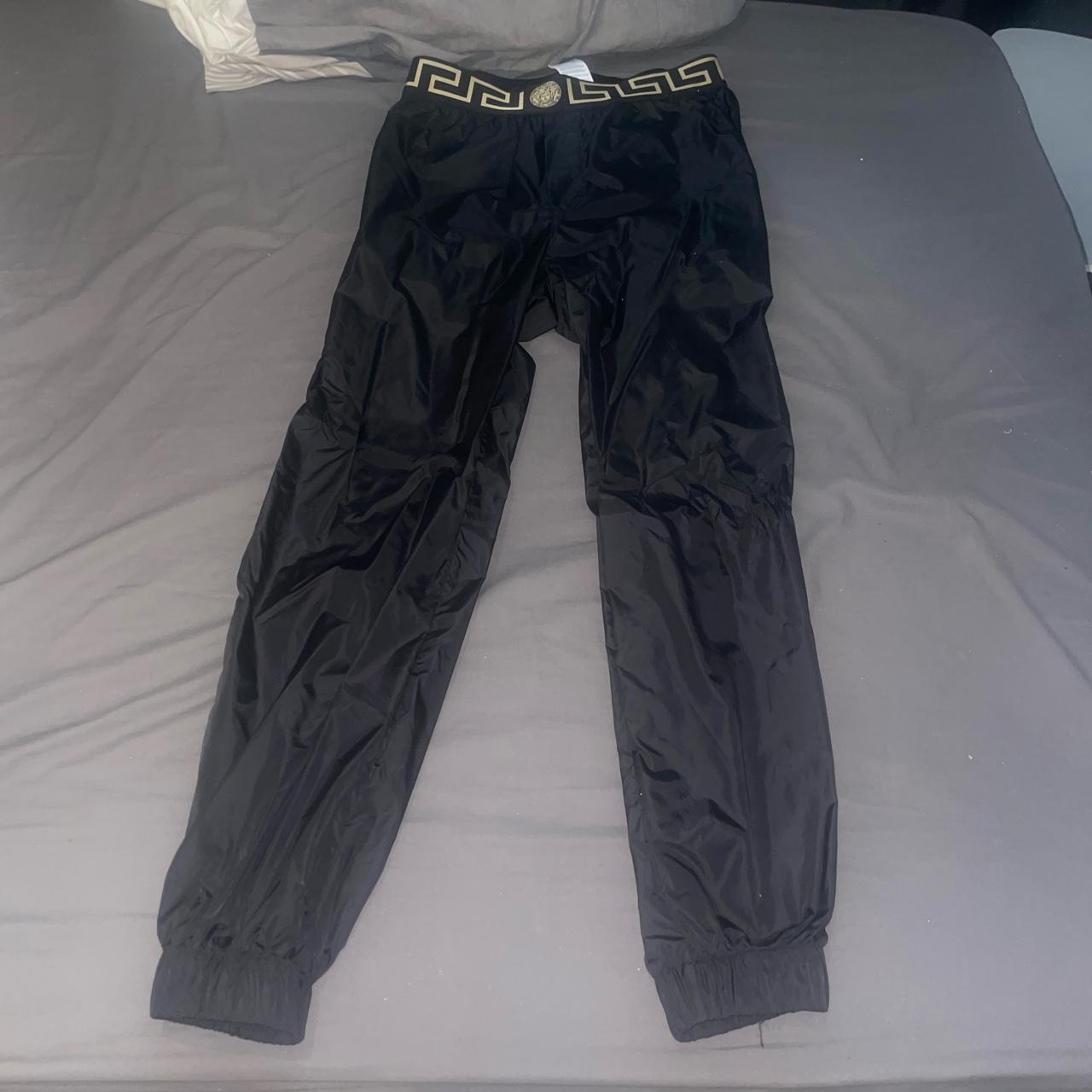 versace greca border gym pants, size 3 (small)... - Depop