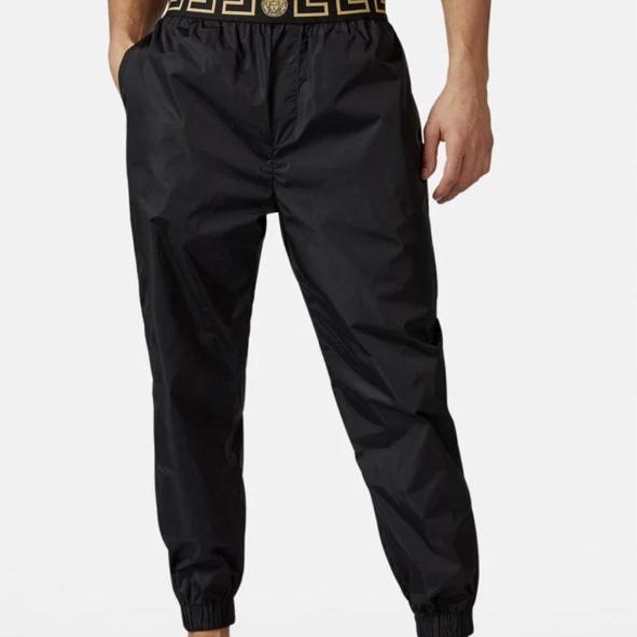 versace greca border gym pants, size 3 (small)... - Depop