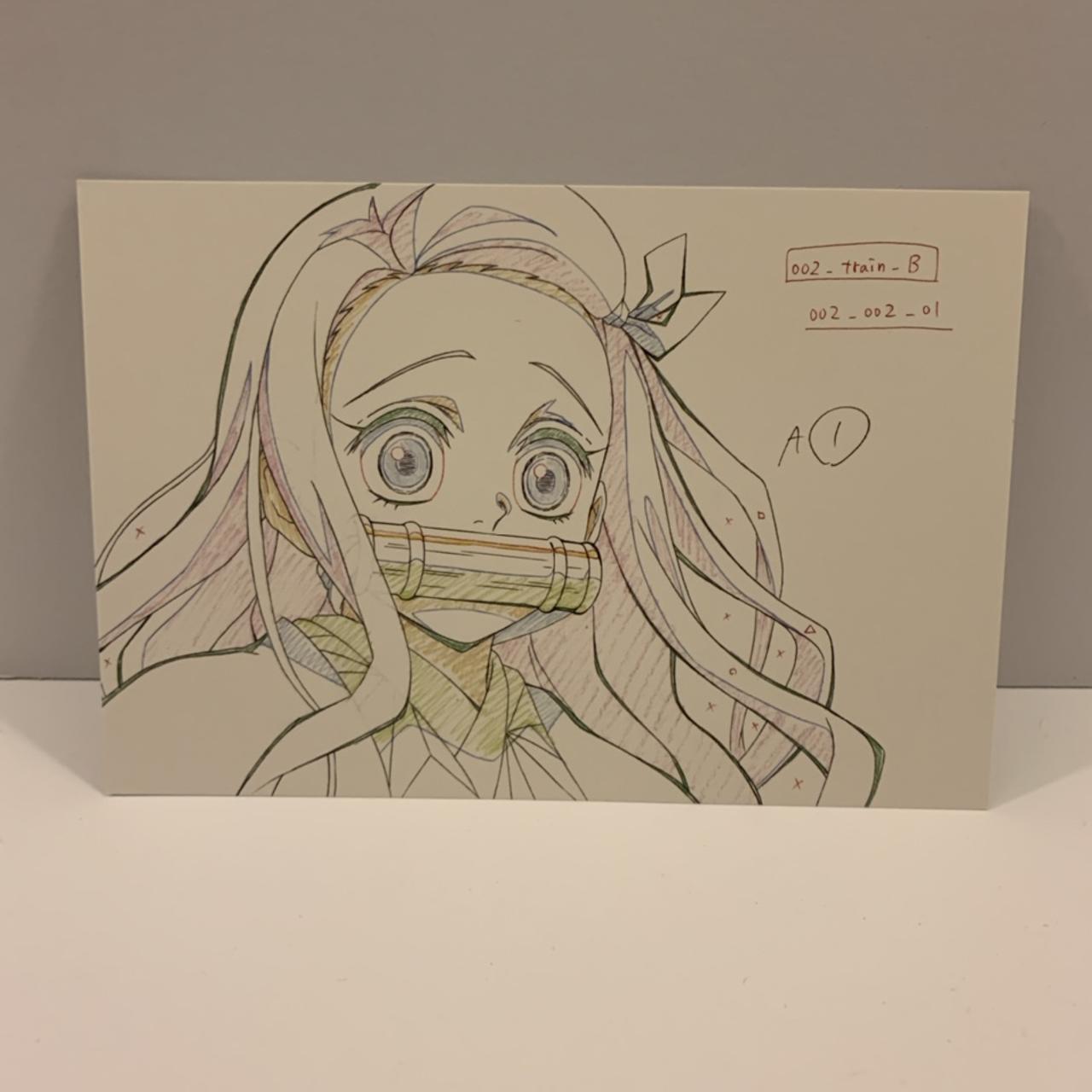 Demon Slayer Mugen Train Keyframe Postcard... - Depop