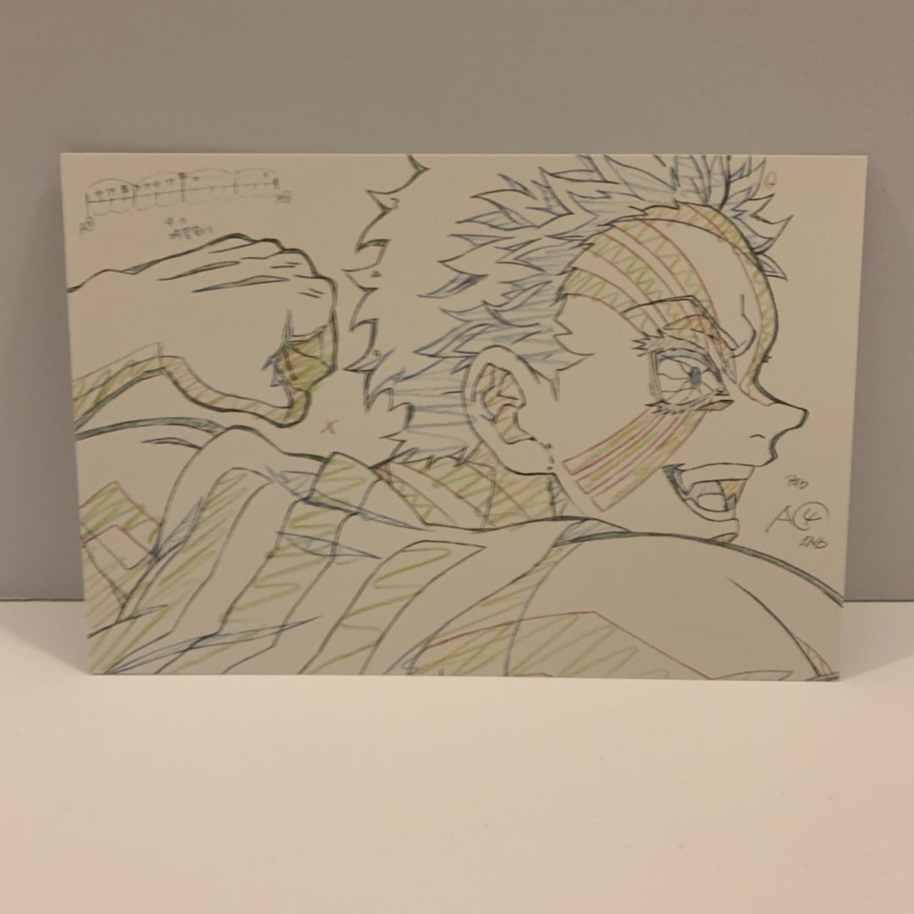 Demon Slayer Mugen Train Keyframe Postcard... - Depop