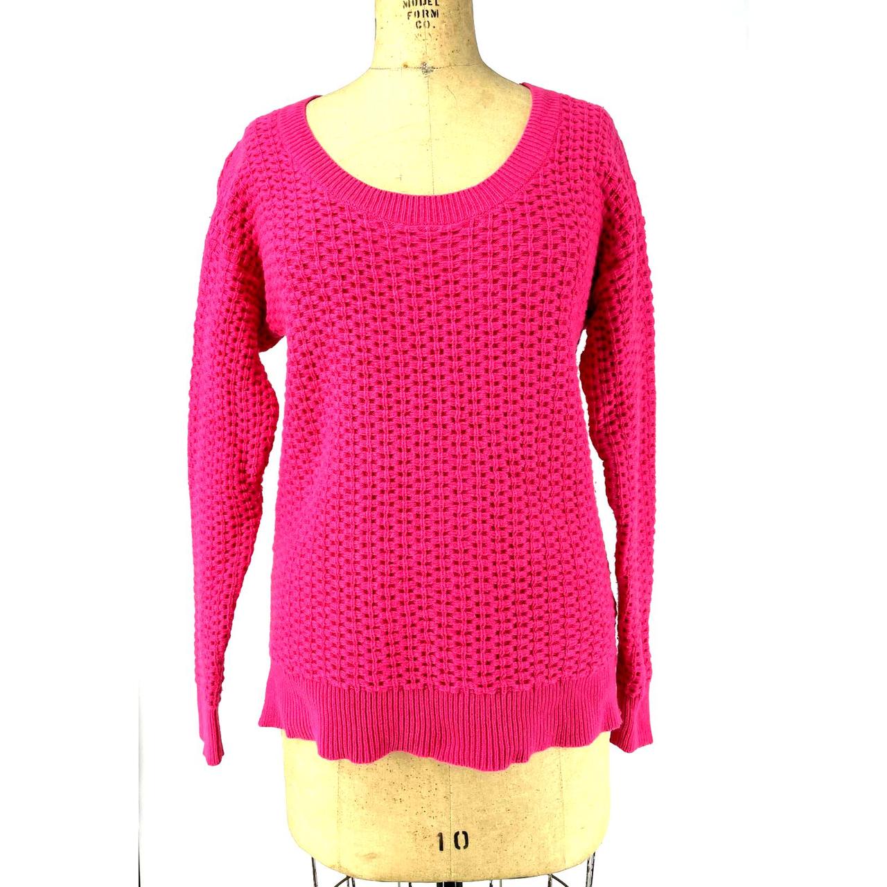 Here is a pink French Connection Sweater. Thicker... - Depop