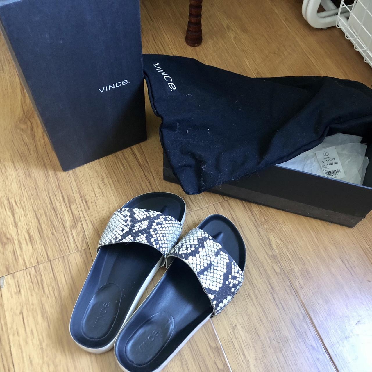 Vince python print slides Size 6 - Depop
