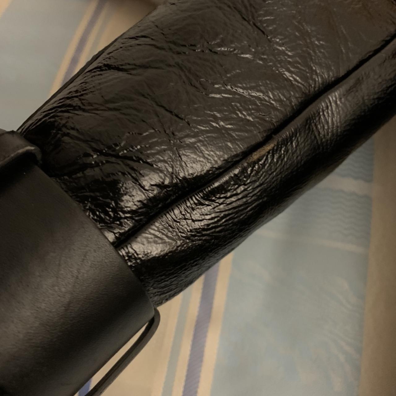 Allsaints shearling biker jacket Size S. Tiny wear... - Depop