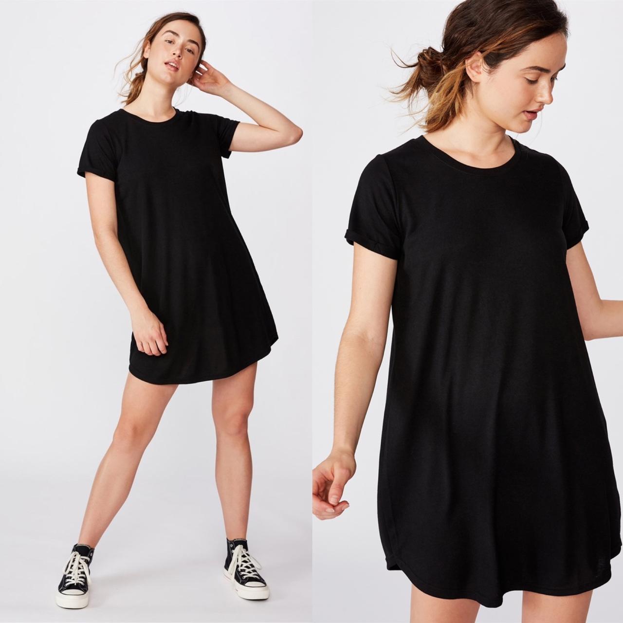 Basic black Cotton On Tina Tshirt dress Basic... - Depop