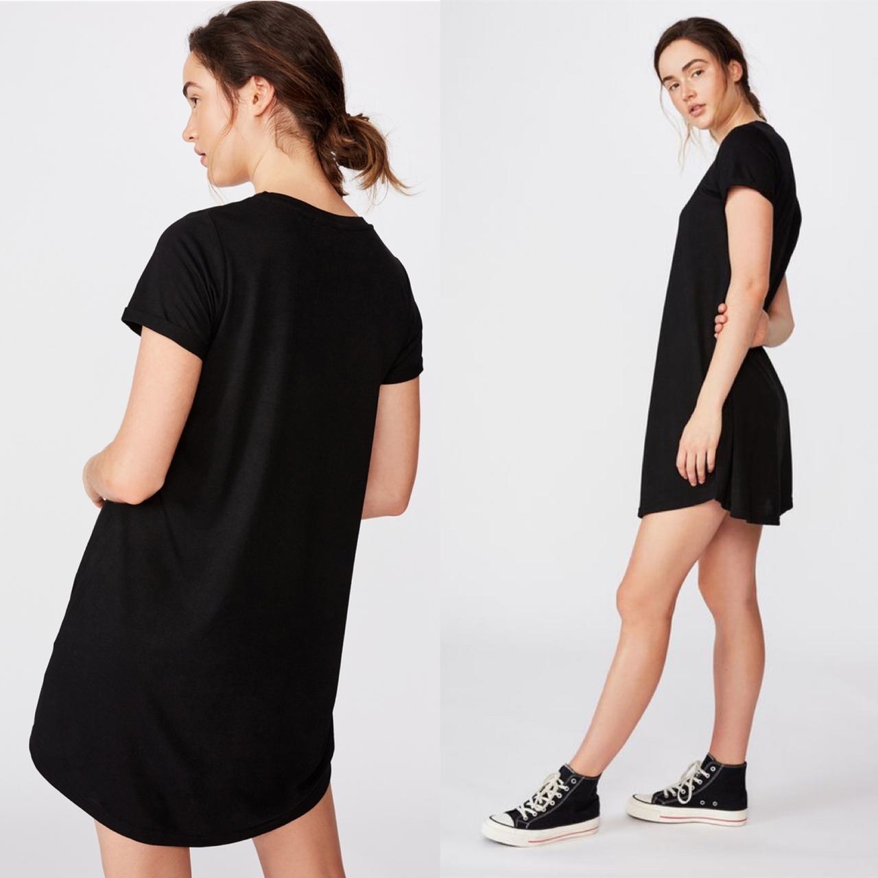 Basic black Cotton On Tina Tshirt dress Basic... - Depop