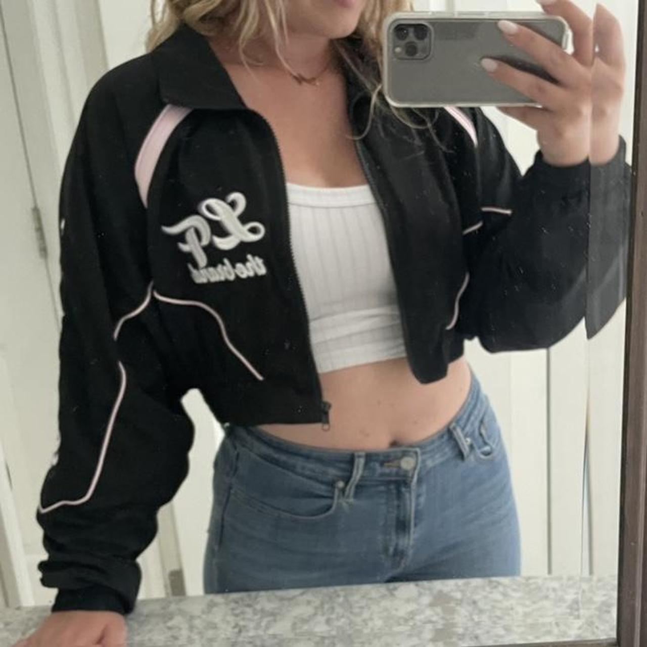 Never worn LF super cute cropped jacket 🖤 #LF... - Depop