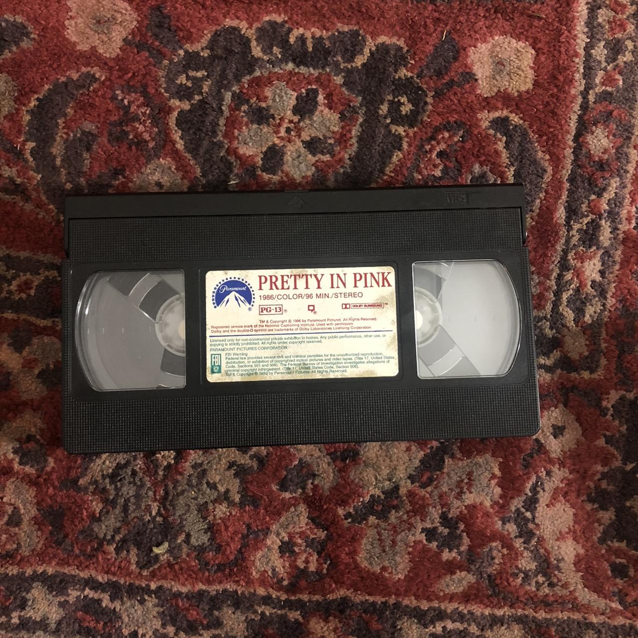 PRETTY IN PINK VHS 1980s John Hughes film on tape... - Depop