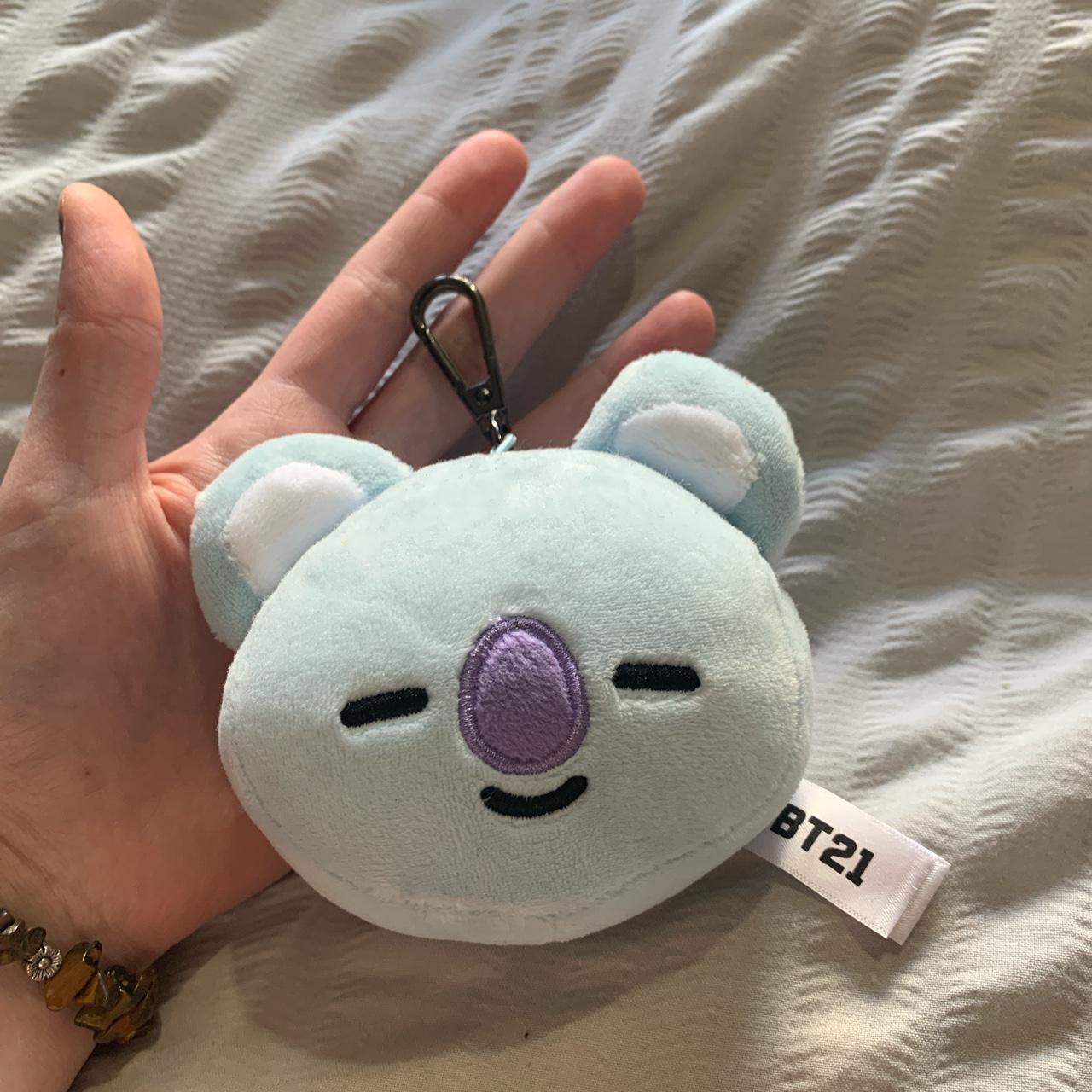 genuine bt21 koya keychain no stains, marks or... - Depop