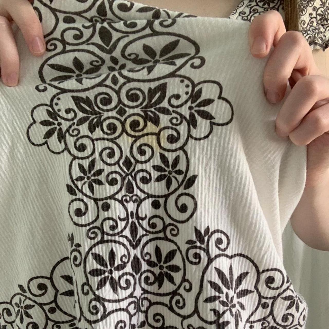 y2k fairy cottage core top - size medium - small... - Depop