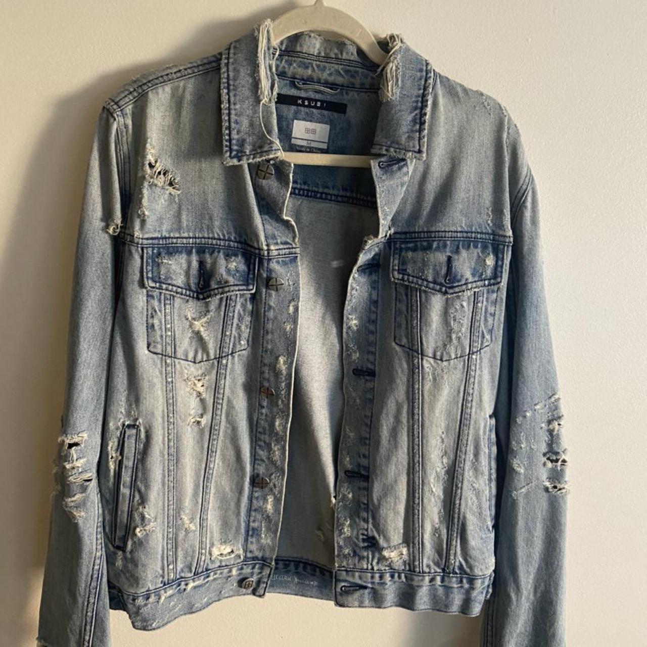 Ksubi Distressed Jean Jacket Size M Open to offers! - Depop