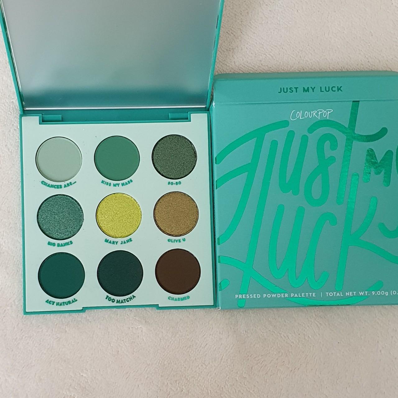 Colourpop Just My Luck eyeshadow palette Brand new
