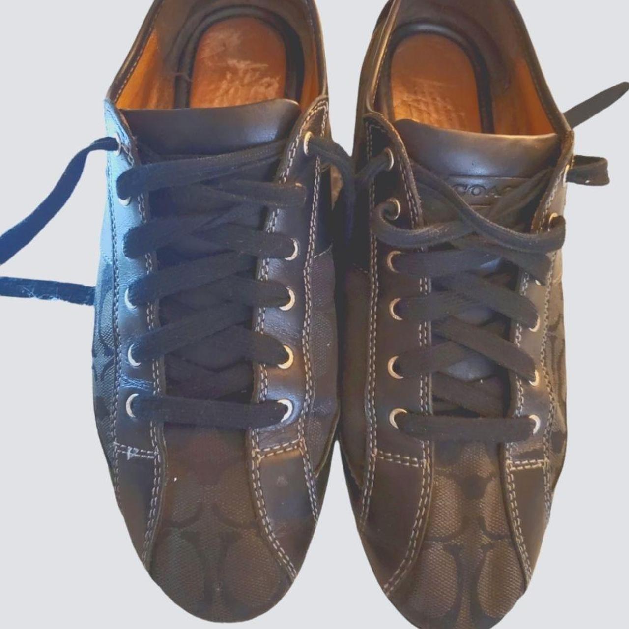 Made of canvas and soft genuine leather these black... - Depop