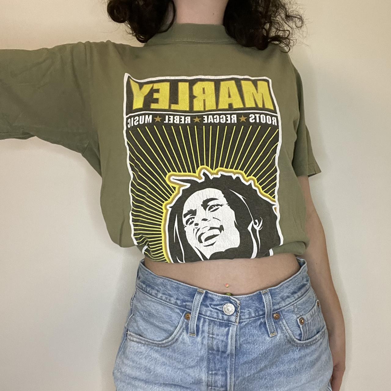 Vintage Bob Marley Oversized T Shirt Fabric Is 100 Depop