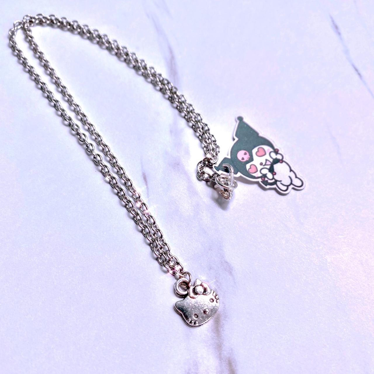 hello kitty chain ༺♡༻ ft. nickel free stainless... - Depop