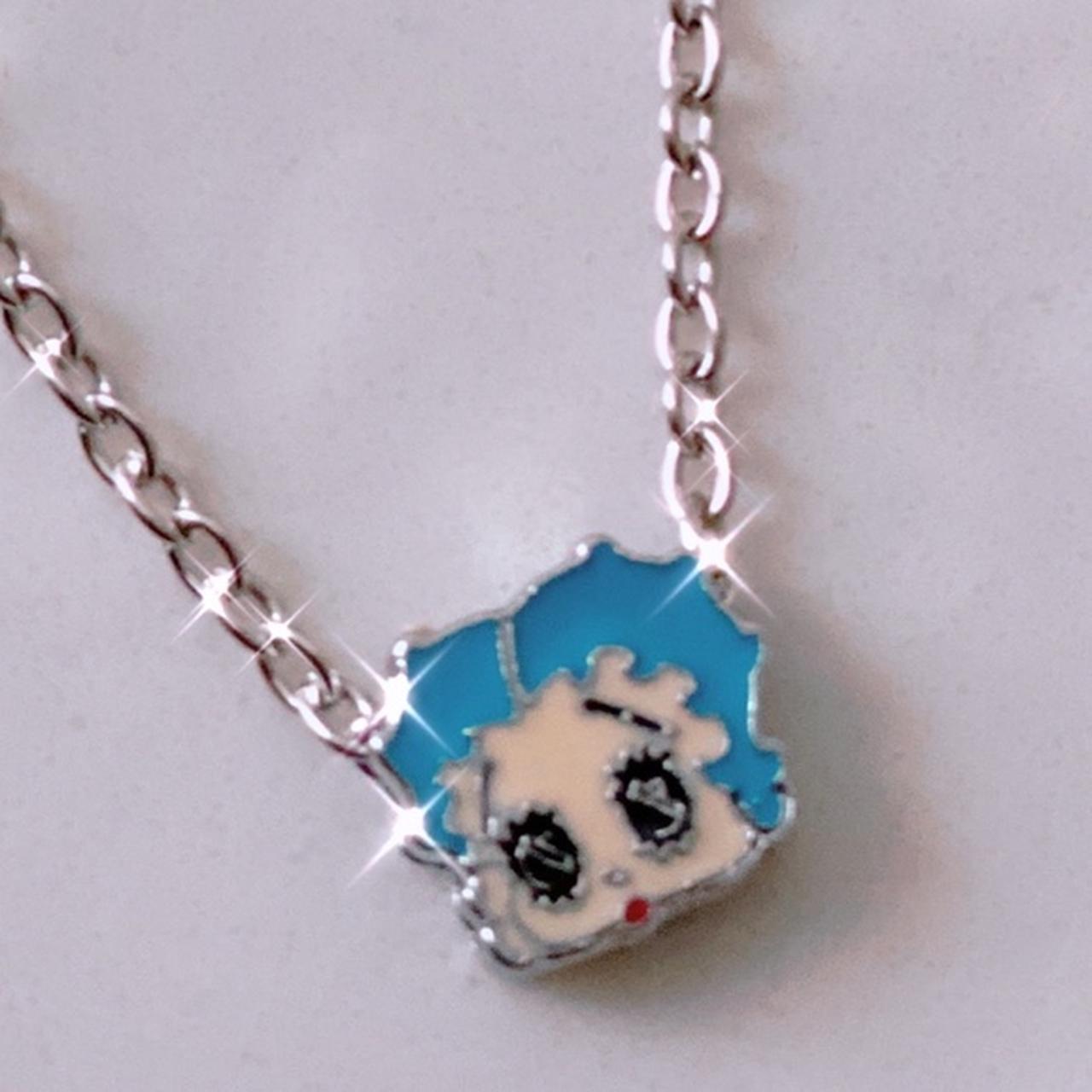 𝘣𝘦𝘵𝘵𝘺 𝘣𝘰𝘰𝘱 💋 ༺♡༻ chain measures 17” (or i can... - Depop