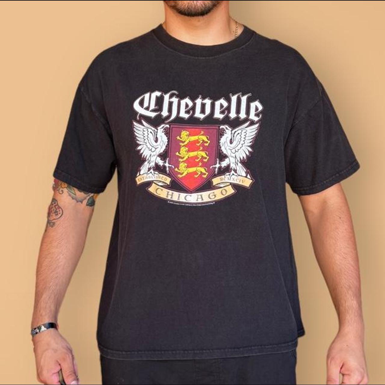 2003 Chevelle band t shirt Size large measures... - Depop