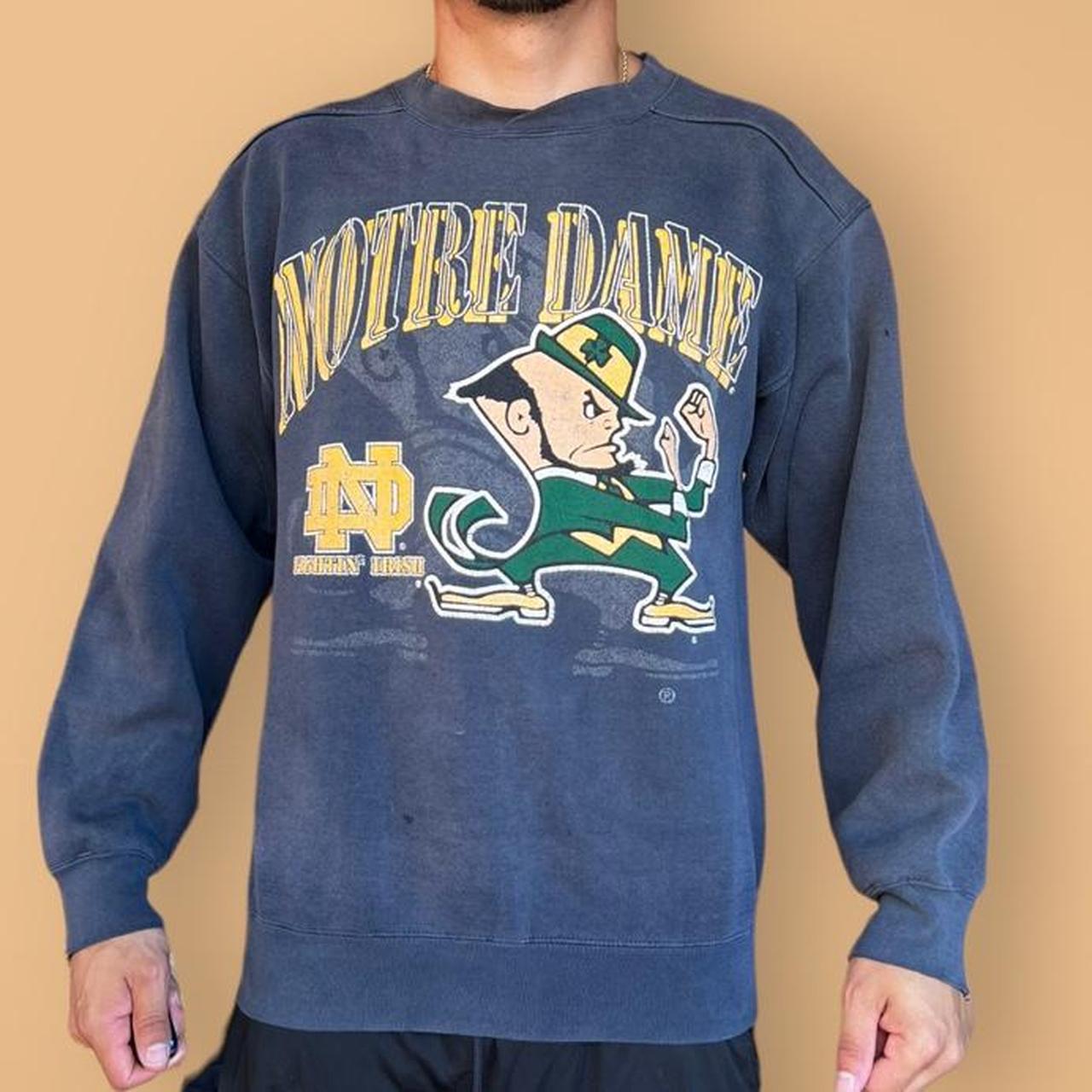 Vintage 90’s Notre Dame sweater Size medium... - Depop