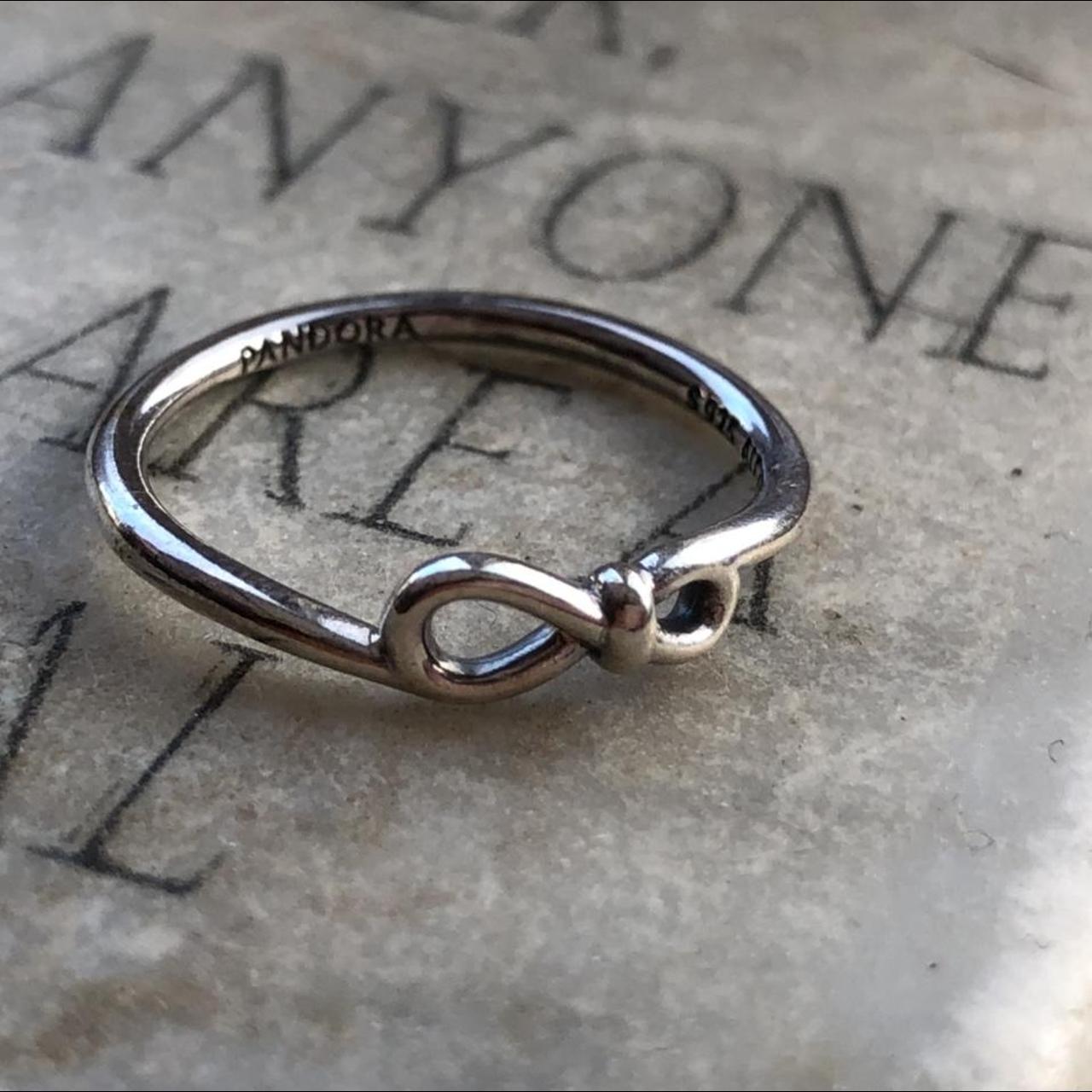 PANDORA INFINITY RING SIZE 52 No box - Depop