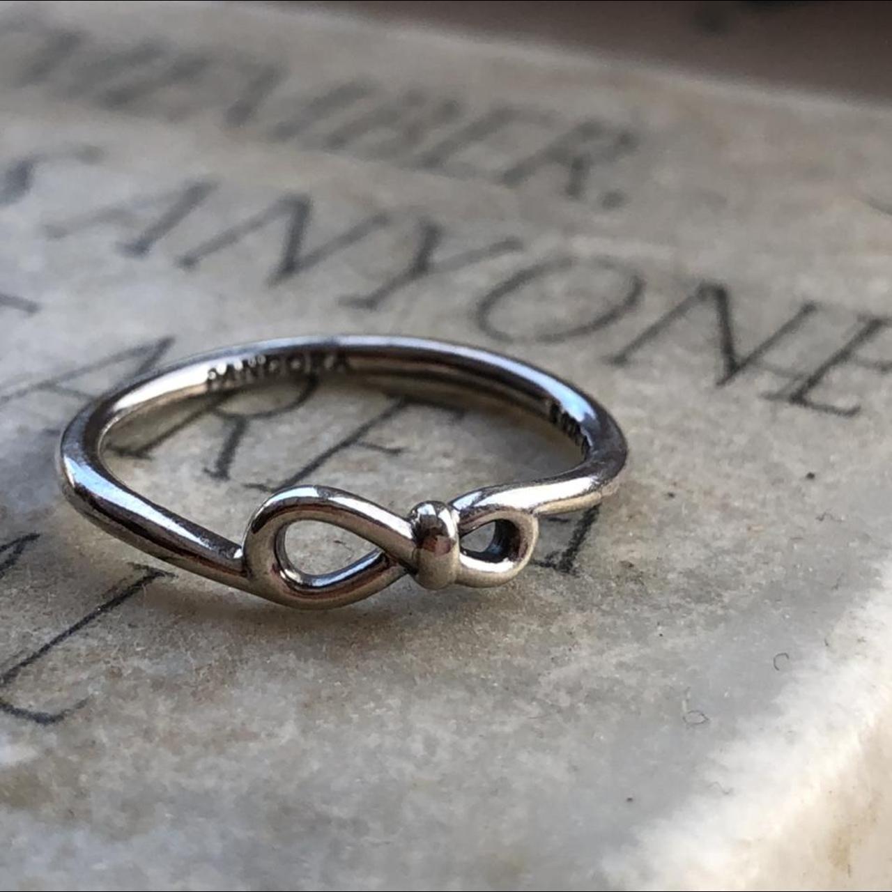 PANDORA INFINITY RING SIZE 52 No box - Depop