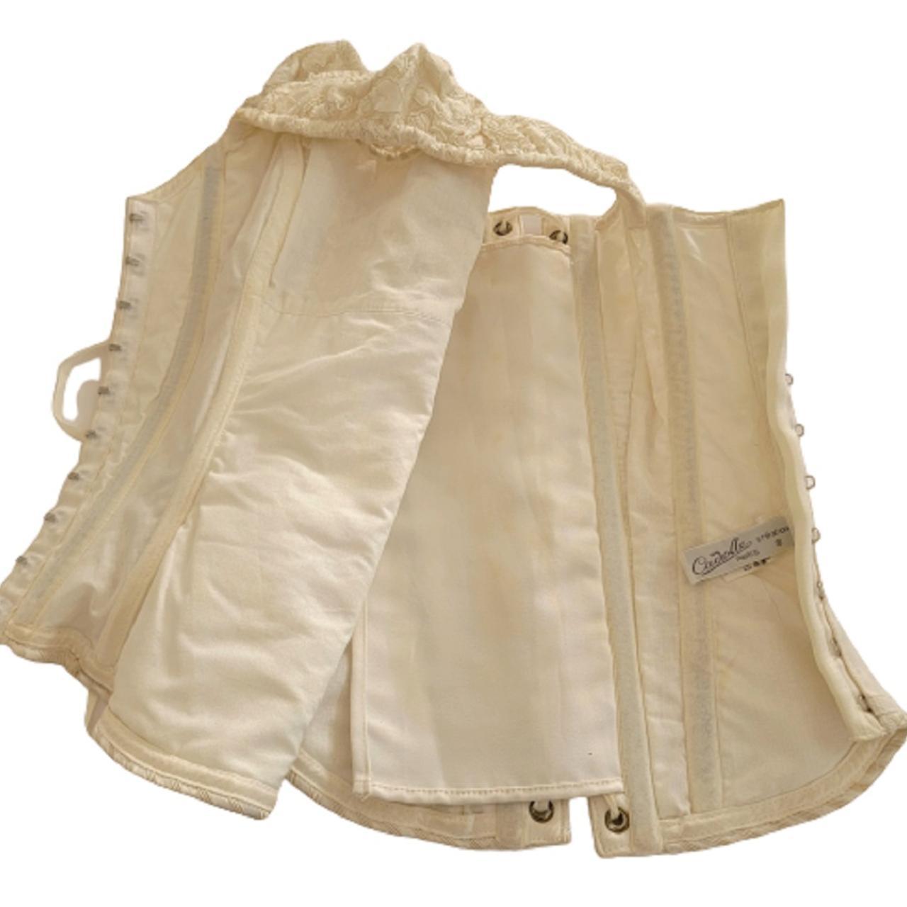 Cadolle Paris Creation Lace & Ribbon Corset Size... - Depop