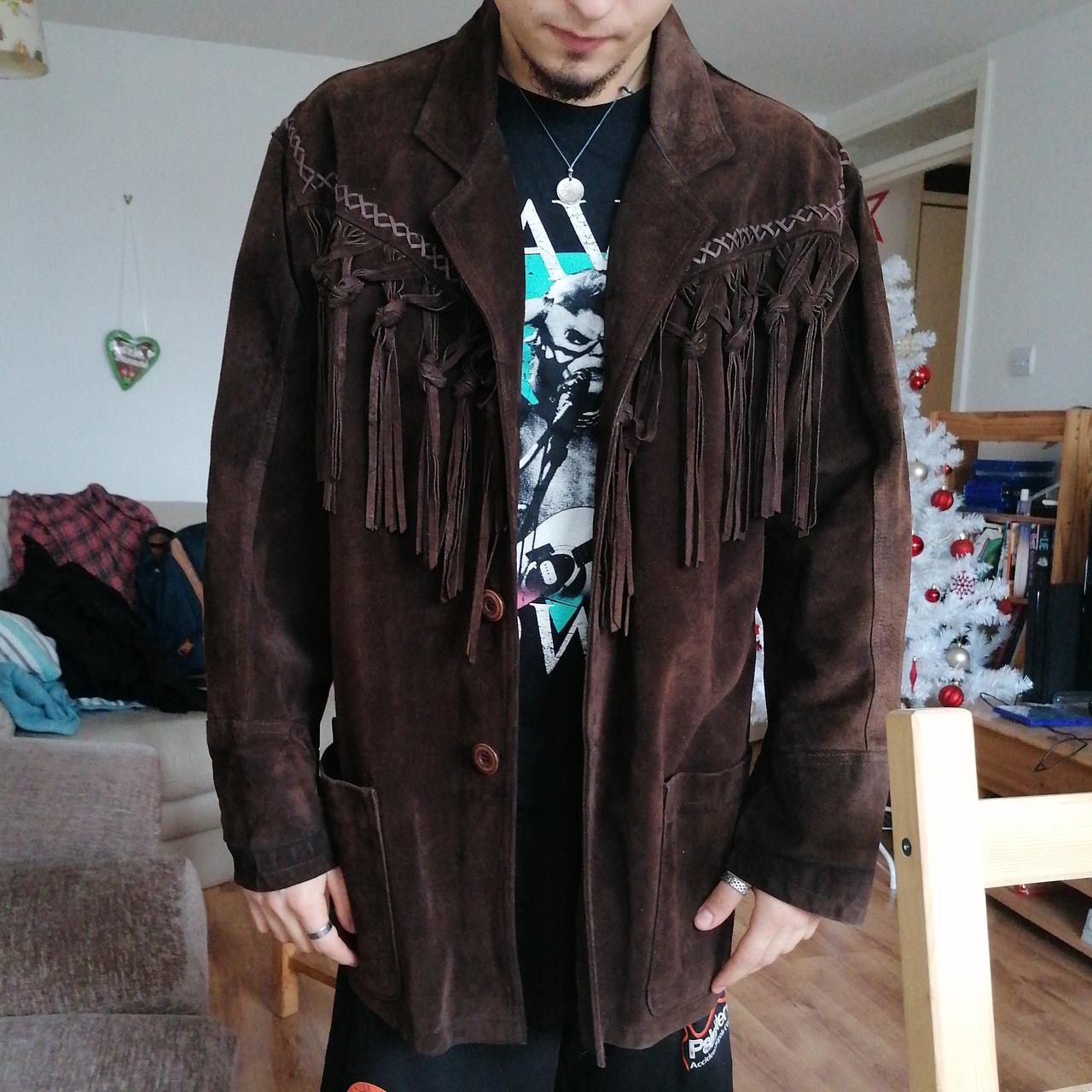 ITEM SOLD Real leather Cowboy-Style jacket - Made... - Depop