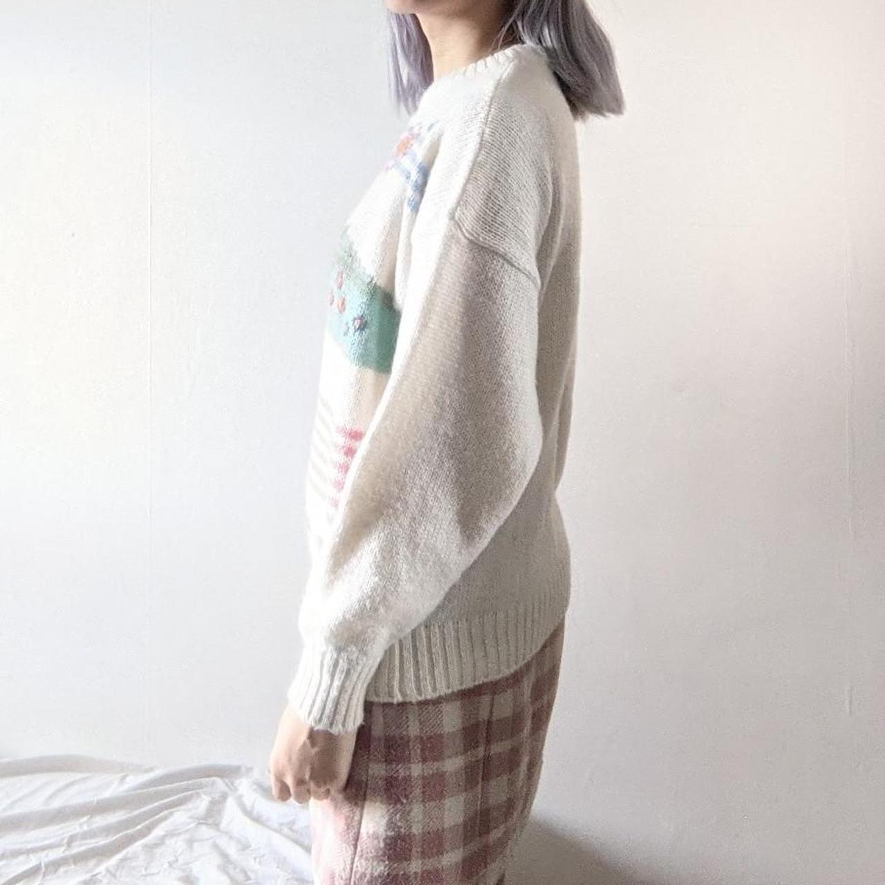 The sweetest handmade true vintage landscape jumper... - Depop