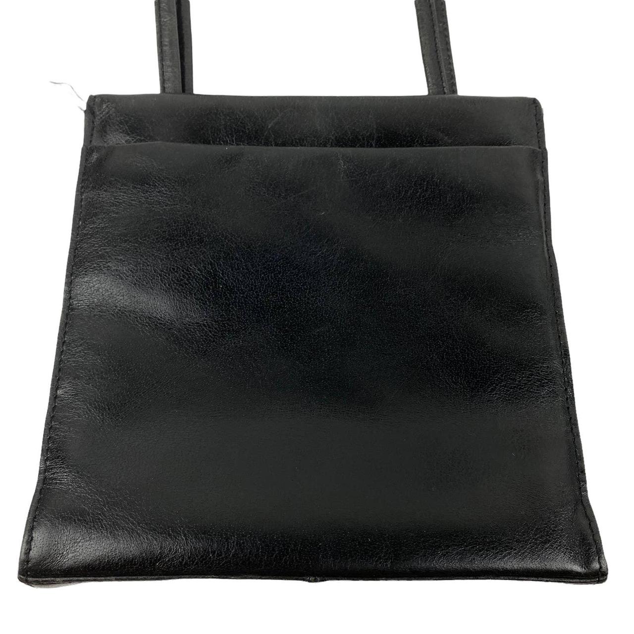 90s Wilsons Y2K Leather Black Micro Top Handle... - Depop