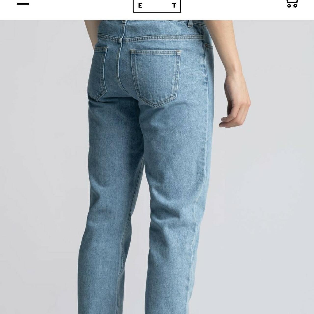 Asket, The Washed Denim Jeans, Stone Bleach, Regular... - Depop