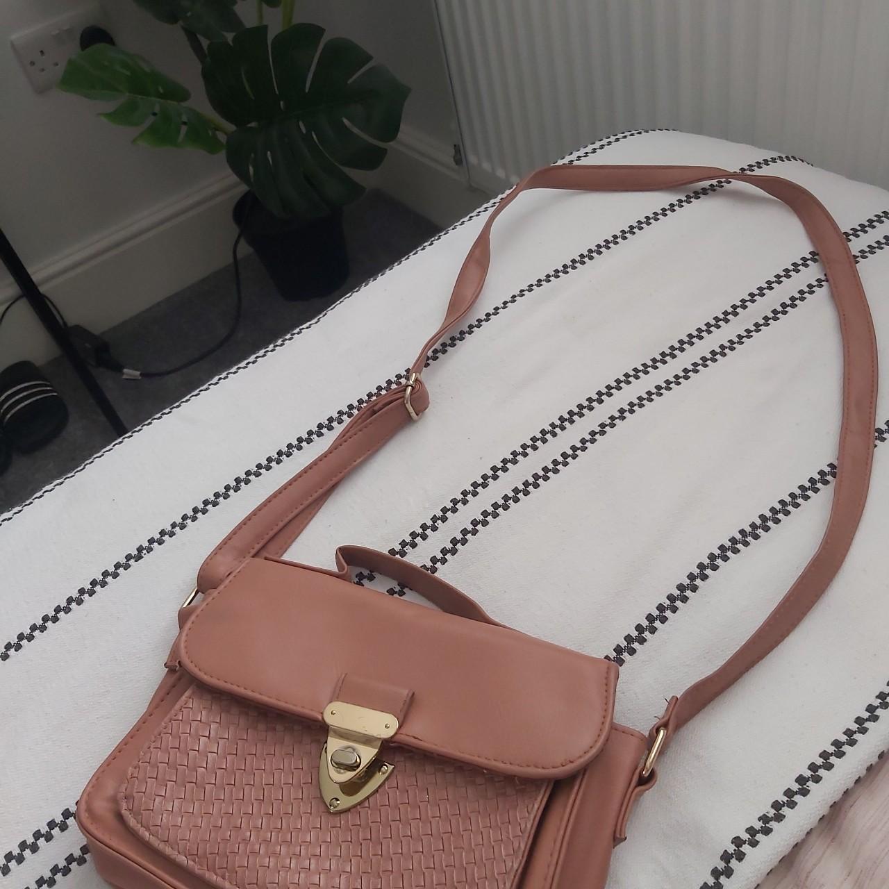 Primark small pink/nude side bag. Cute, chic for... - Depop