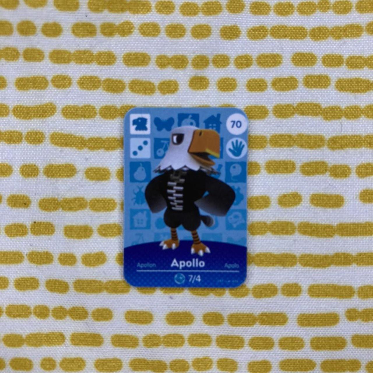 Apollo mini amiibo card #ACNH #AnimalCrossing... - Depop