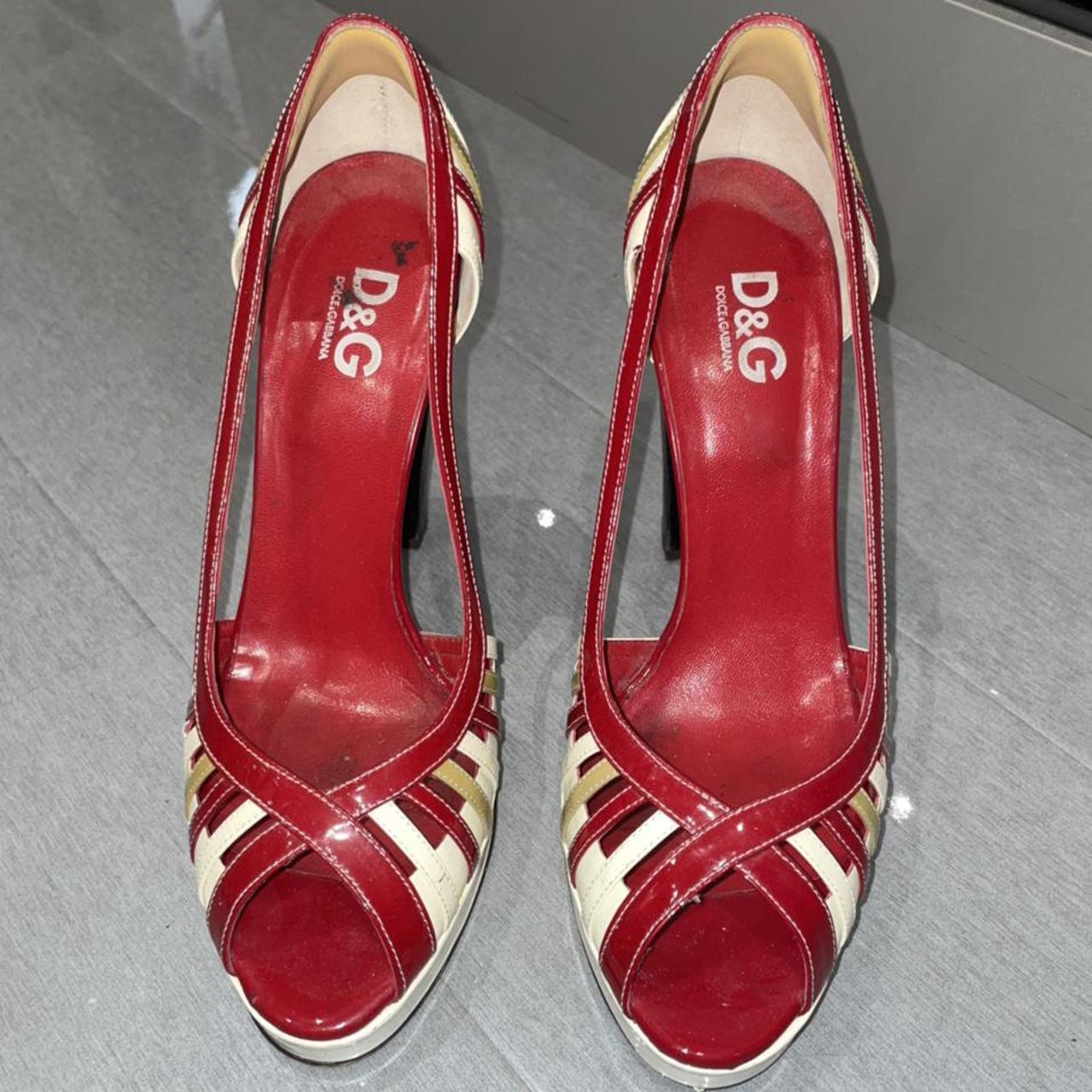 D&G Red Heels All heels have been worn a couple of... - Depop