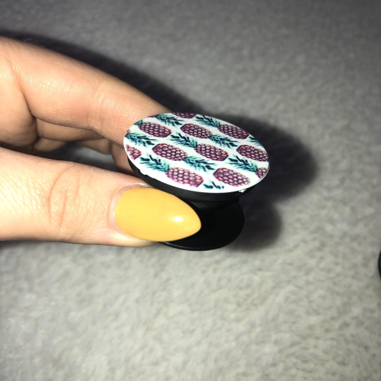 Mini pineapple pop socket phone grip popsocket... - Depop