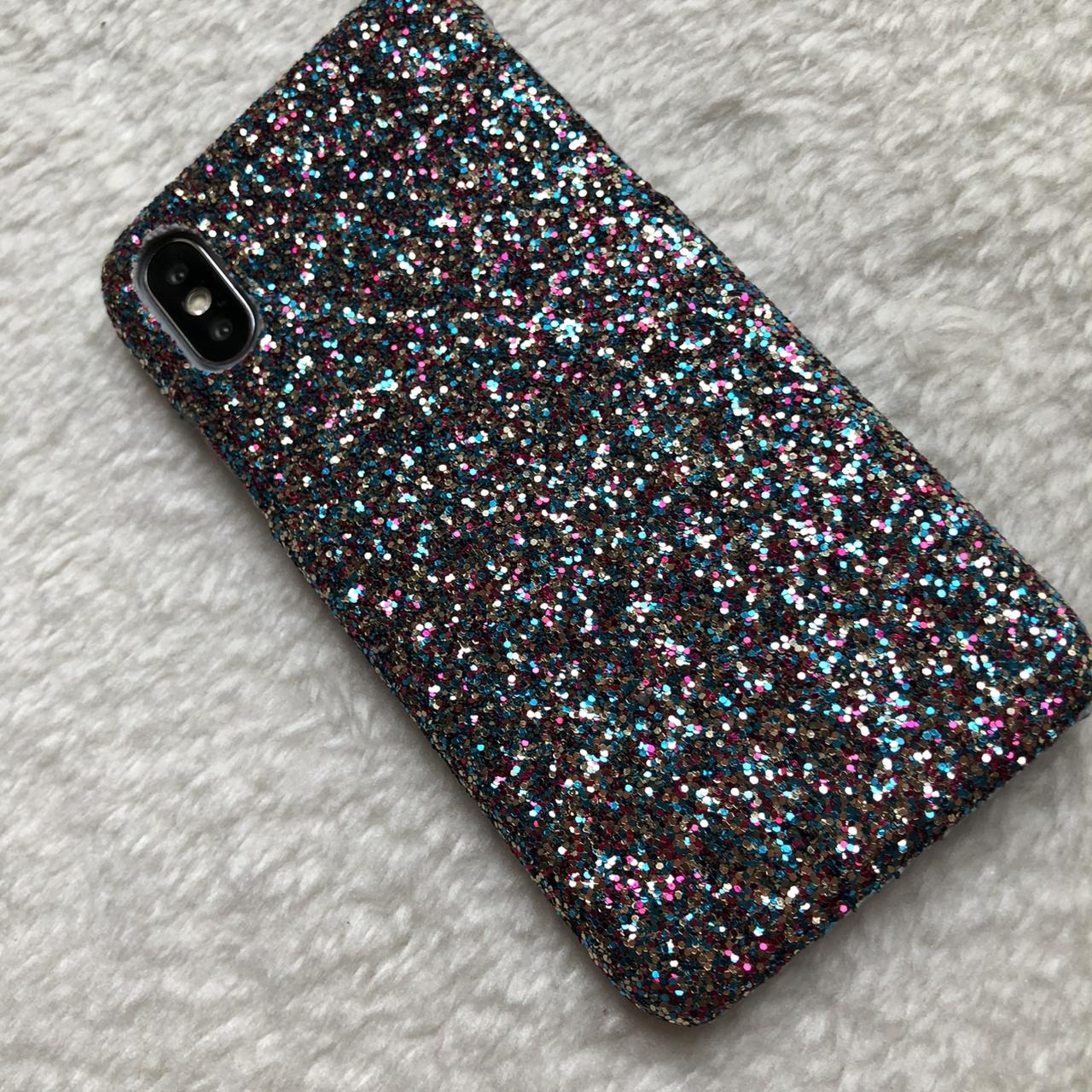 Gorgeous plastic clip on glitter iPhone case for... - Depop