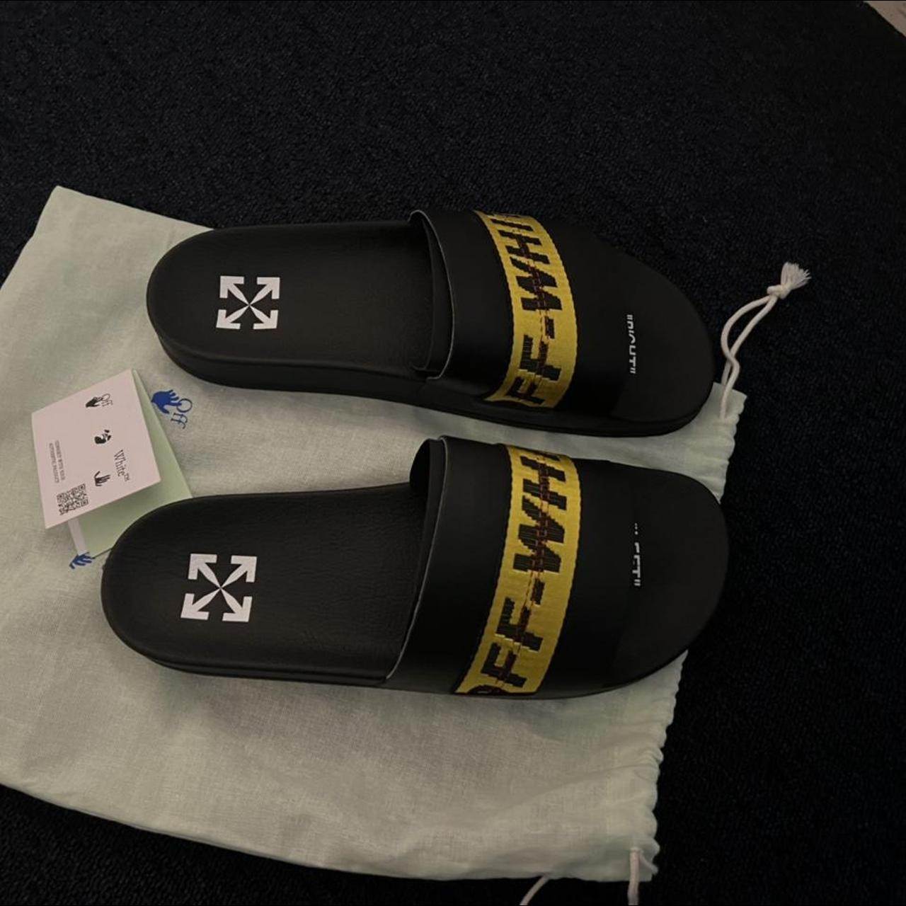 Off-White Men's Slides | Depop