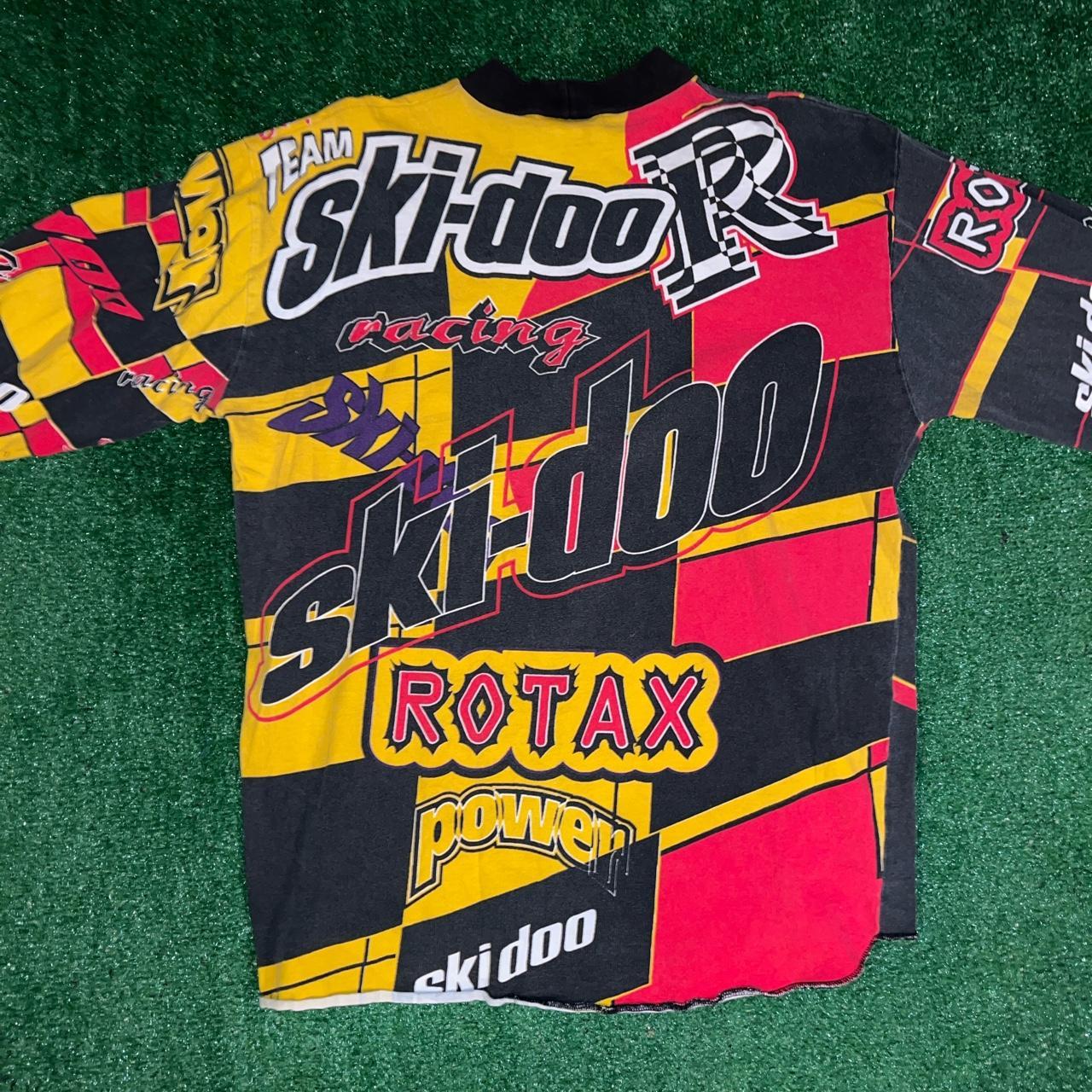 Vintage 90s Sno Gear Ski-Doo Racing Long Sleeve... - Depop