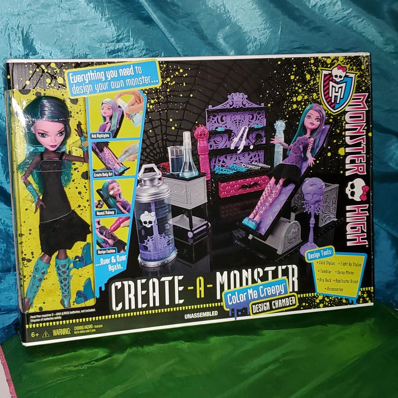 Monster High Create a Monster Color Me Creepy Design... - Depop