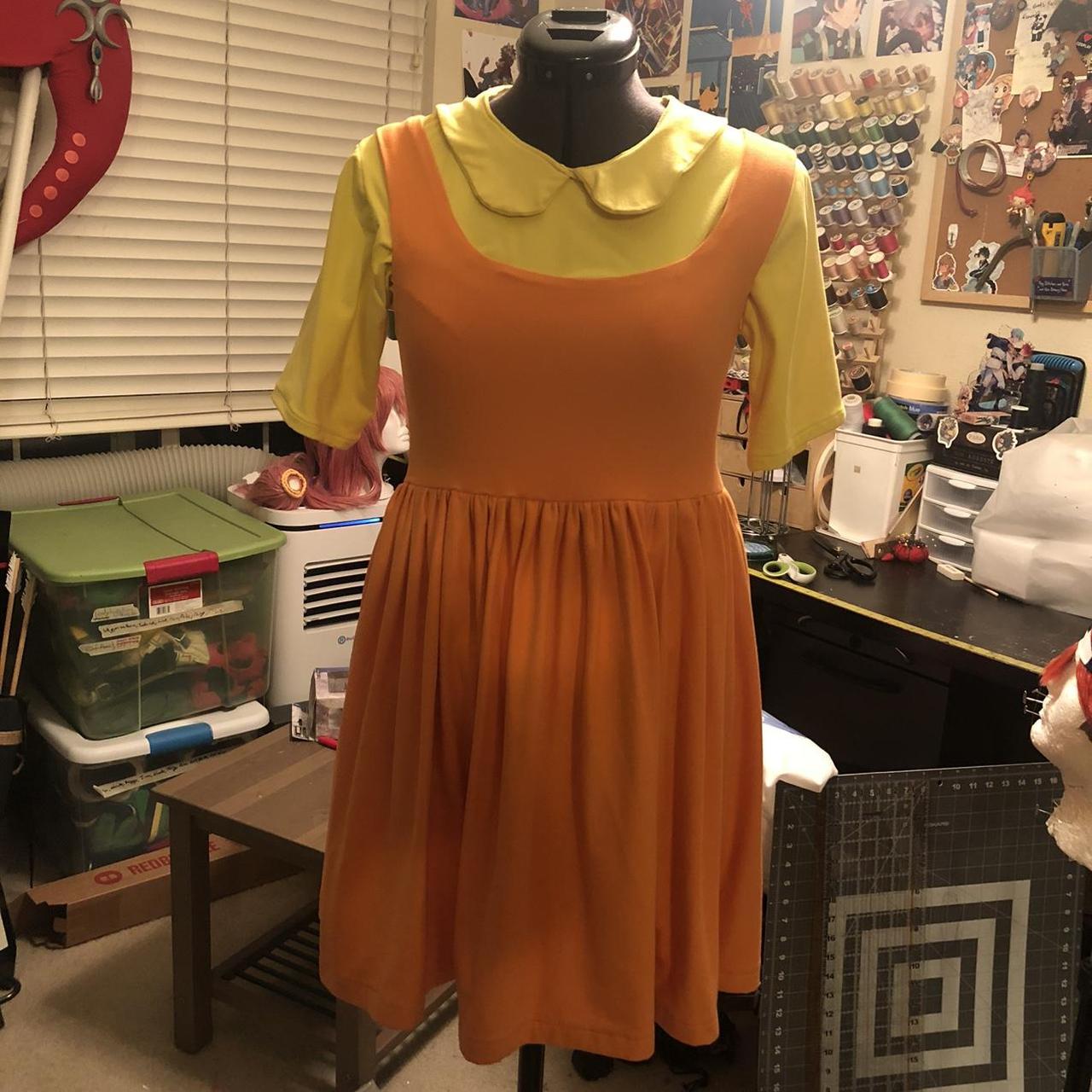 Squid Game red light green light girl costume.... | Depop