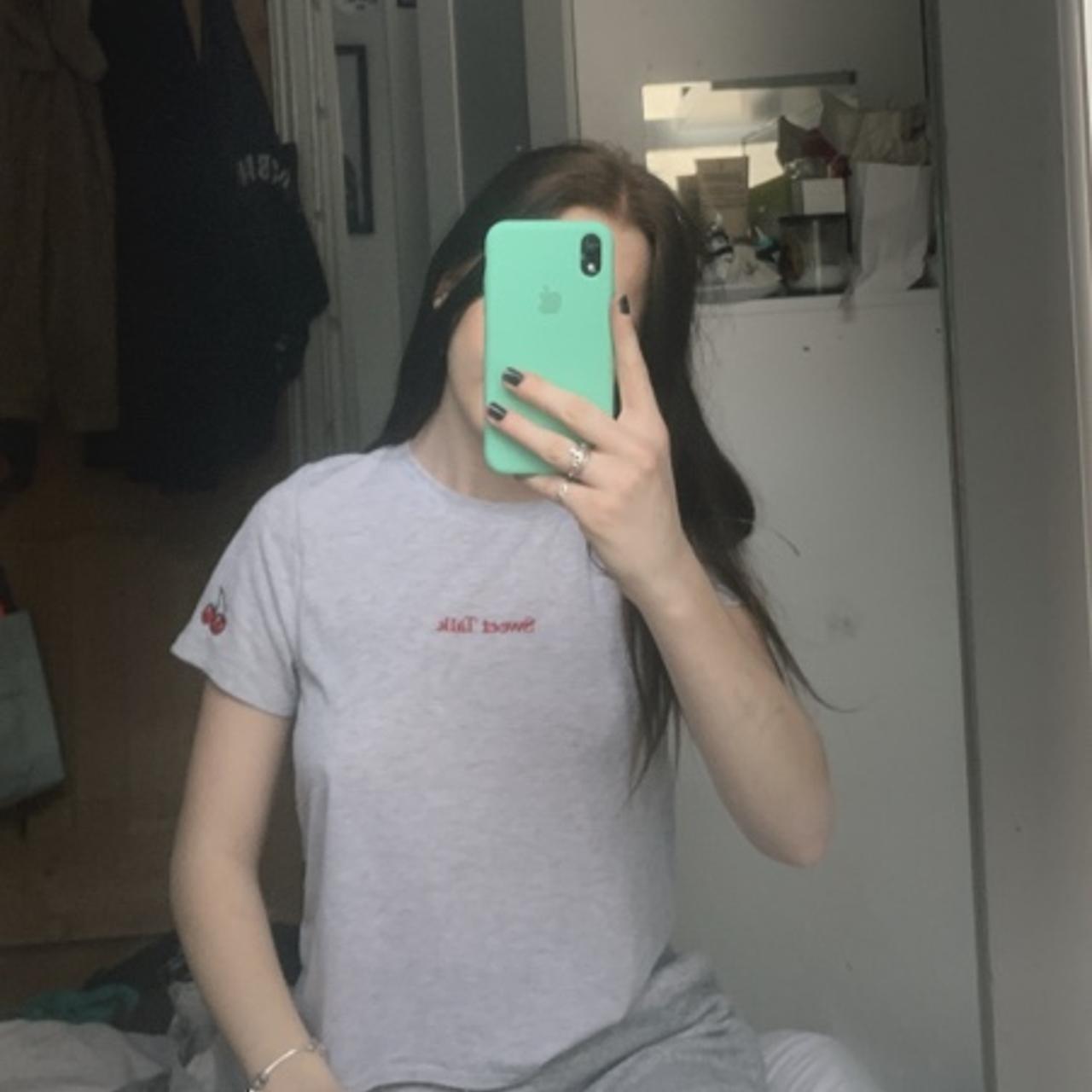 super cute “sweet talk” cherry top from topshop 🍒 - Depop