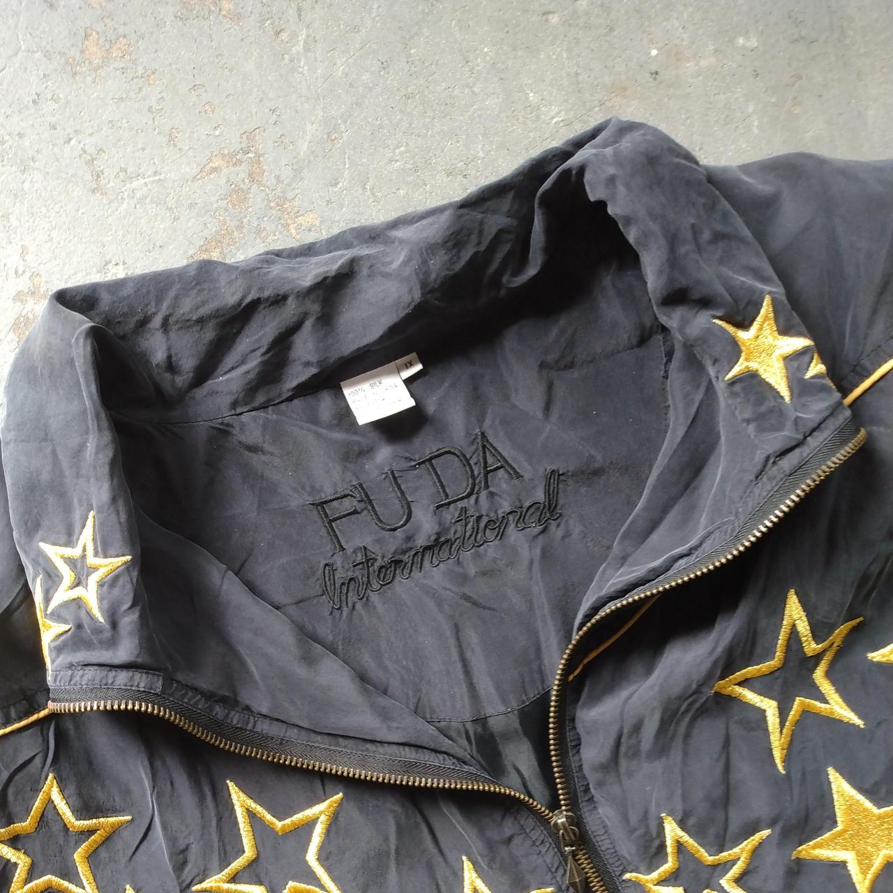 #Fuda international silk #vintage jacket women's... - Depop