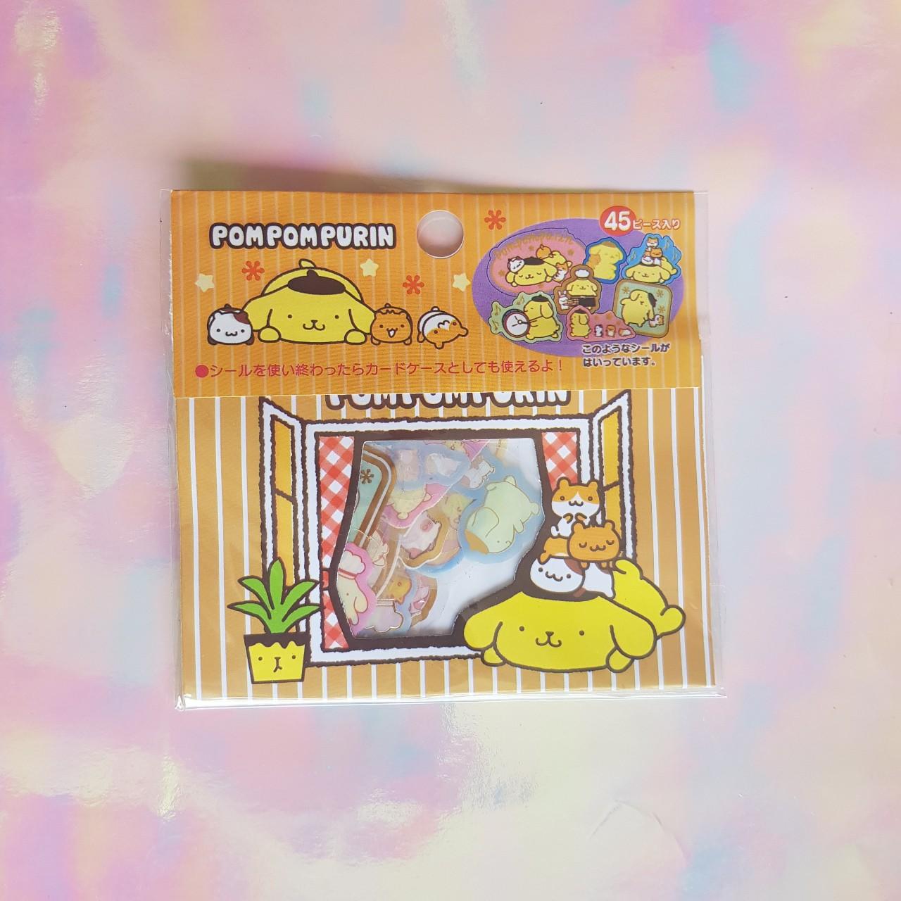 Pompom Purin Stickers set ♡ Contains 45 stickers... - Depop